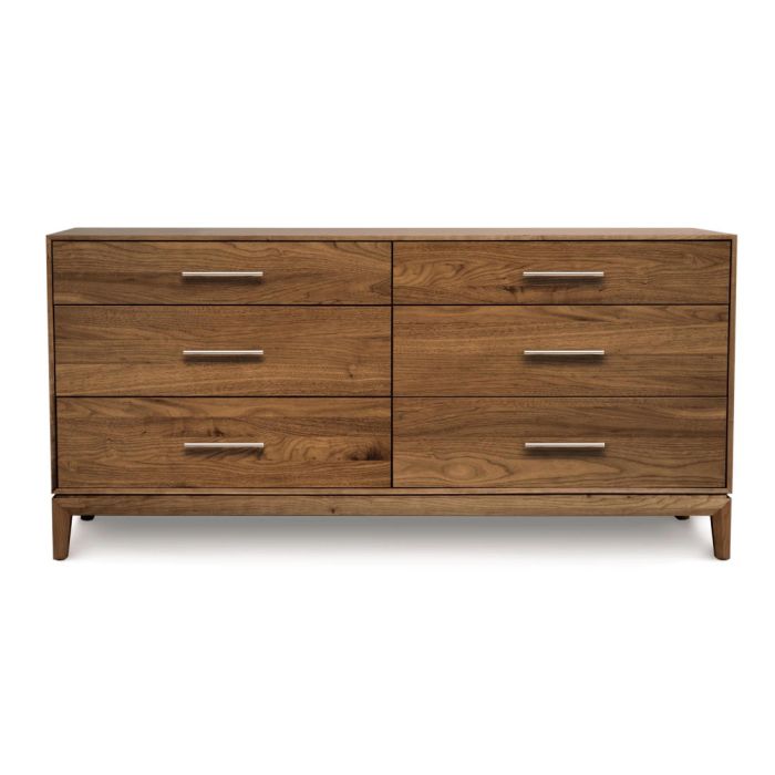 6 drawer walnut dresser store